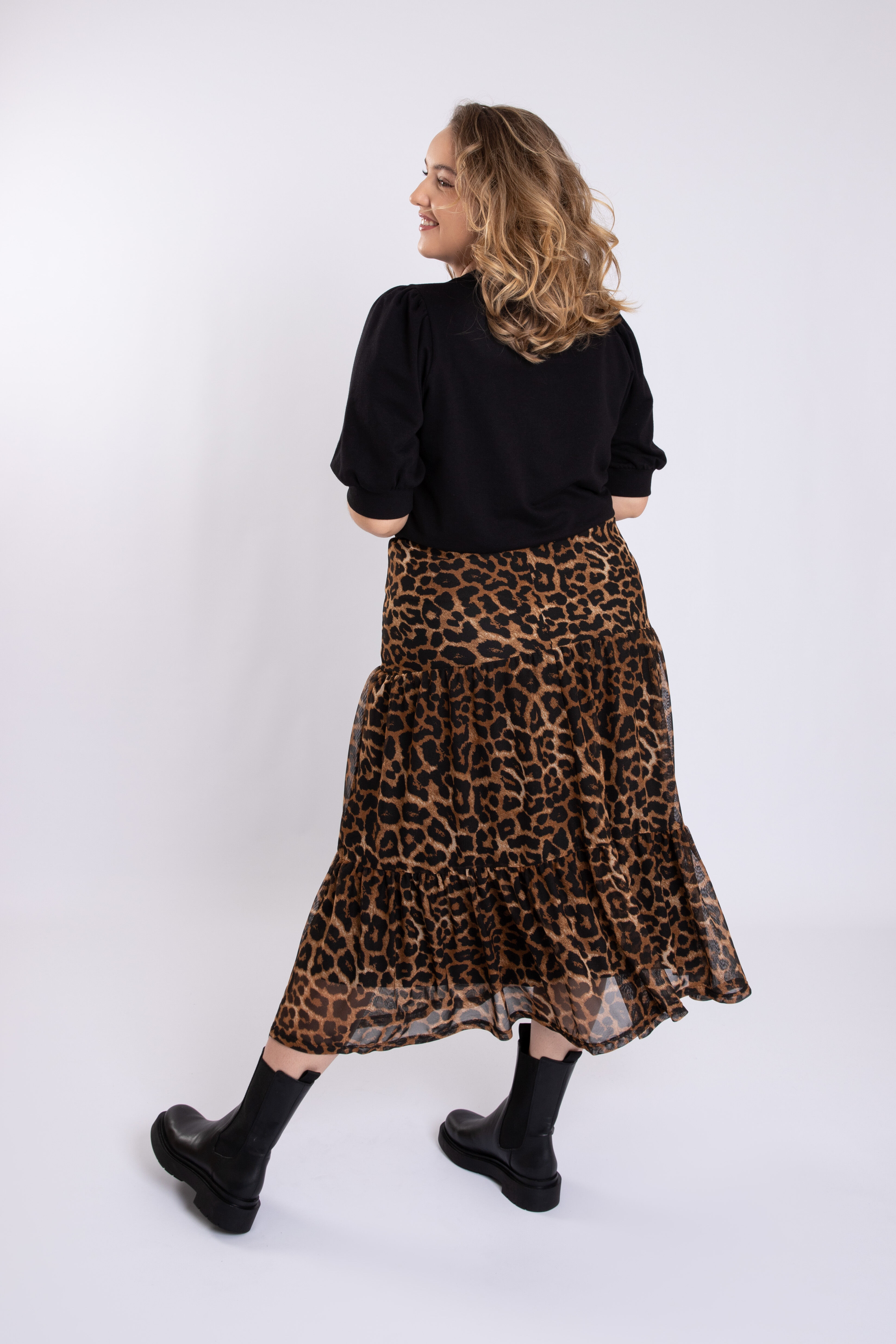 Dames Lange rok met print | MS Mode