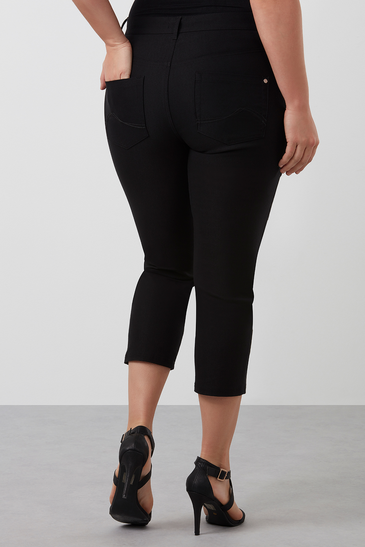 Dames Capri broek met ritsjes bij MS Mode®