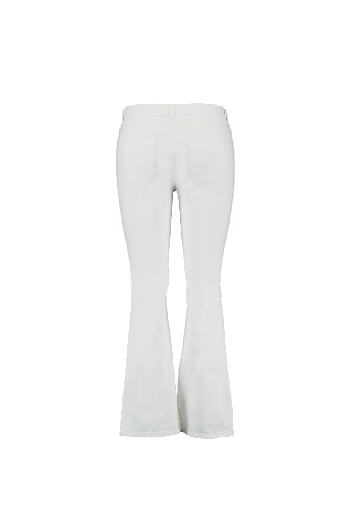 Witte flared broek bij MS Mode®
