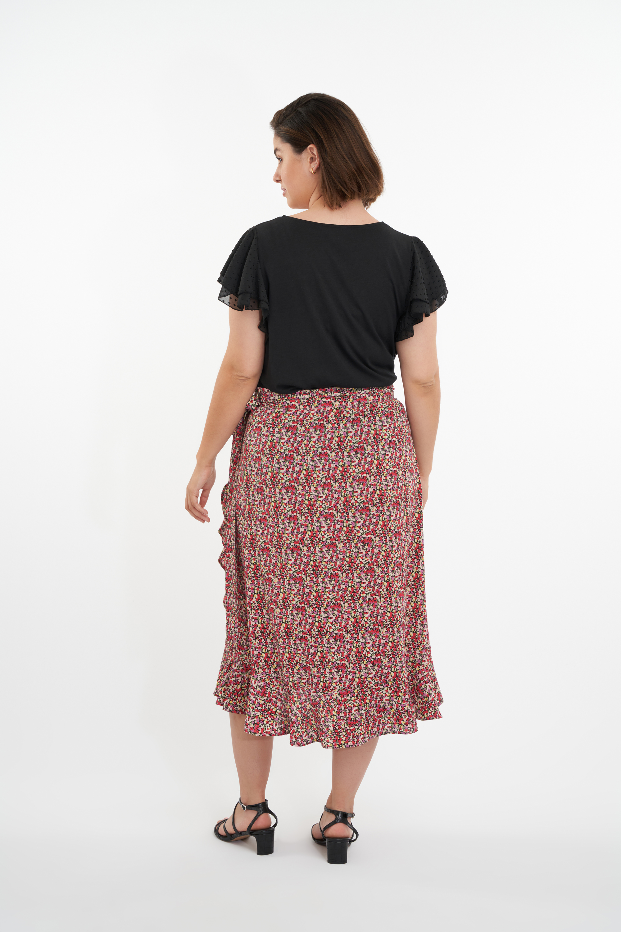 Dames Wikkelrok met print bij MS Mode®