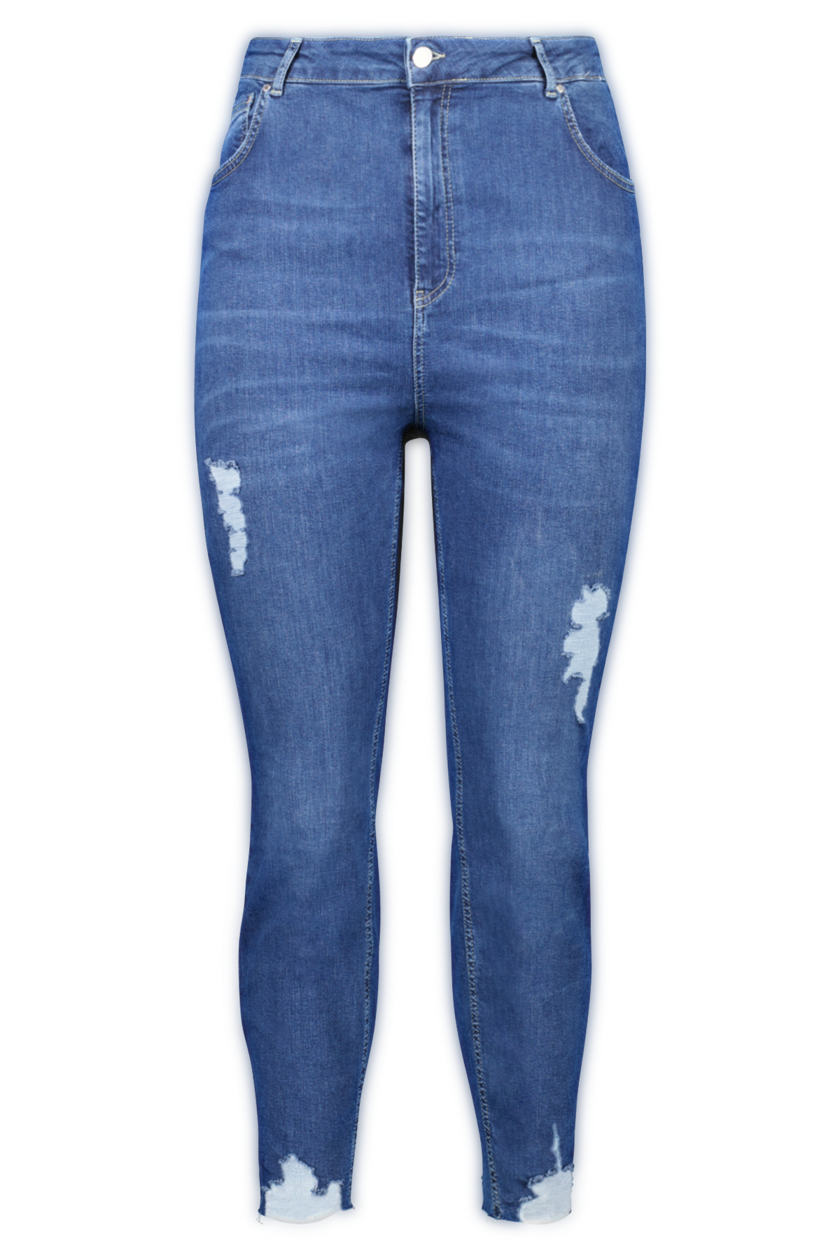 Dames Jeans met destroyed detail | MS Mode Dames Jeans met destroyed detail | MS Mode