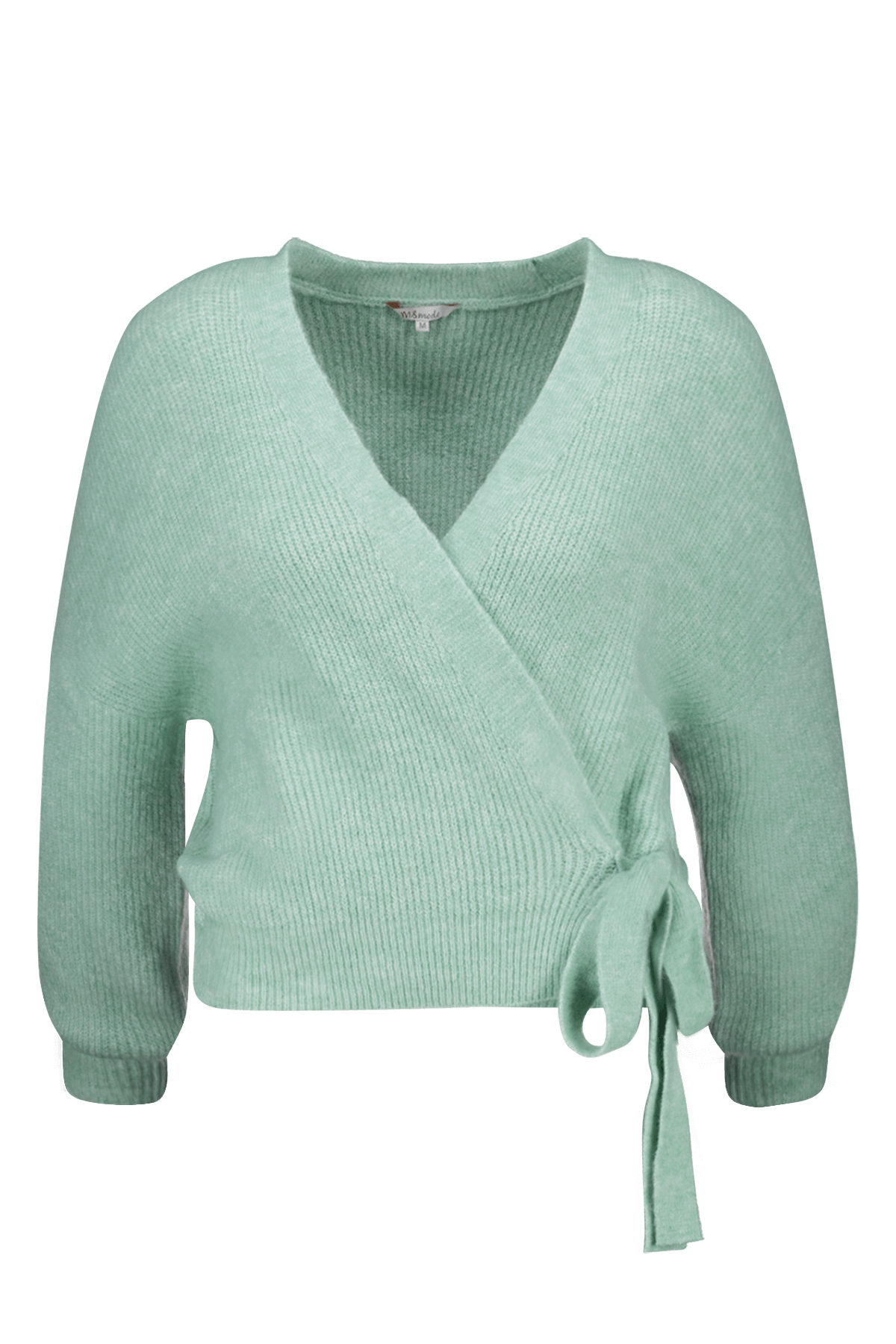 Dames Gebreid Wikkelvest MS Mode Dames Gebreid Wikkelvest MS Mode