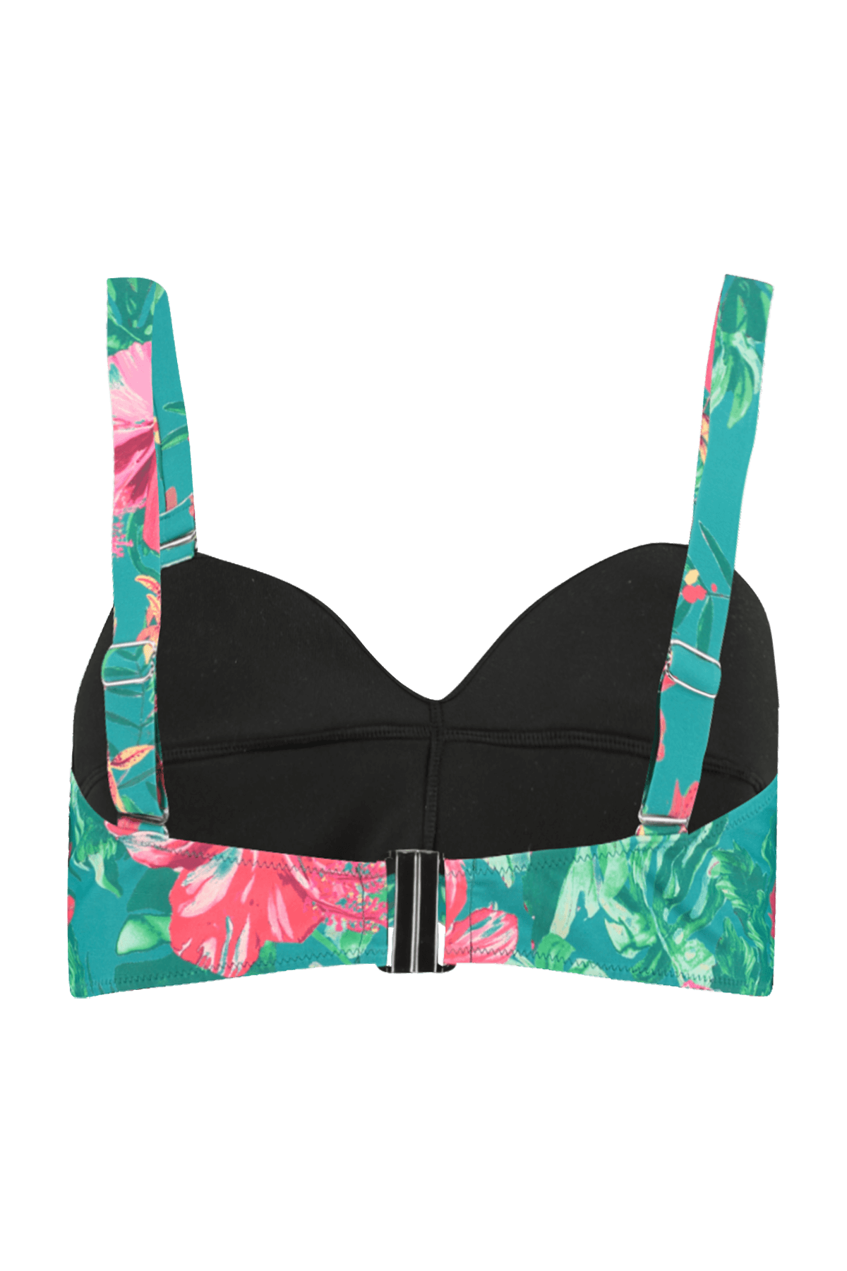 Multi Grijs Zwart Bandeau Bikini Top Met Print Bij Ms Mode®