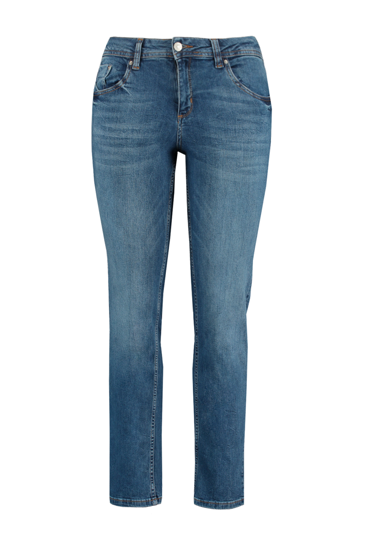 Dames Loose leg jeans ROSE Stonewash Denim bij MS Mode®